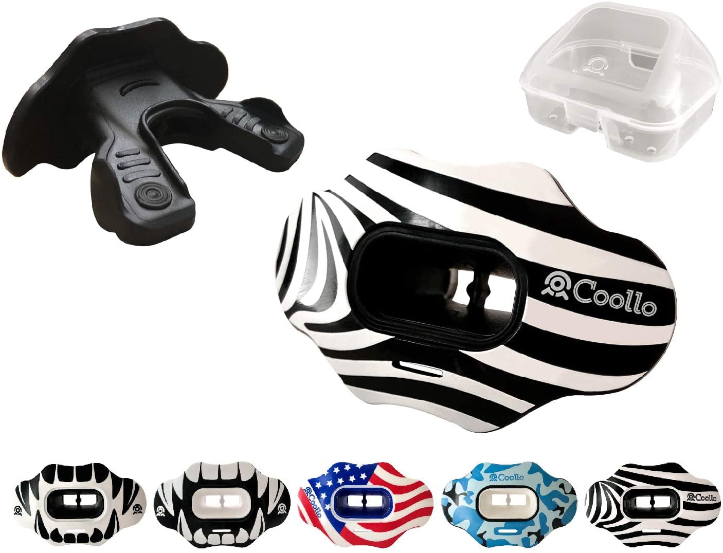 COOLLO Sports Lip Guard Mouthguard MAXX/ Might Football & High Impact ...