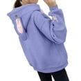 Fall Oversize Hoodies For Women Cute Cartoon Rabbit EarsLong Sleeve ...