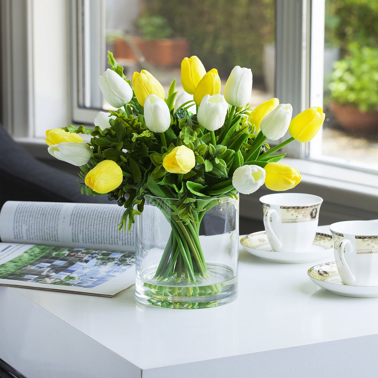 Real Vase With Flowers