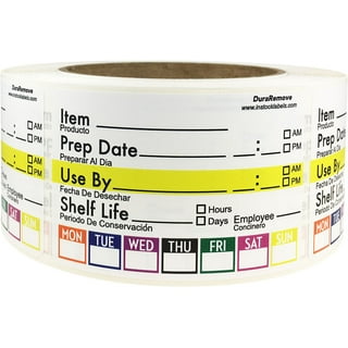 L LIKED White Dissolvable Label, Dissolvable Canning Label, 1 1/2" x 2 ...
