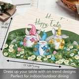 CounterArt "Hoppy Easter Bunnies" 4 Pack Flexible Plastic Tabletop ...