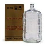 Home Brew Ohio 6 Gallon Glass Carboy for Wine and Beer Fermentation ...