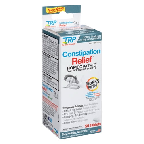 Trp Constipation Relief Homeopathic Fast Dissolving Tablets 50 Ea 3