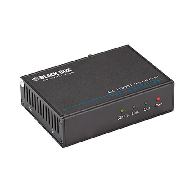 Black Box Network Services AVS-HDB-RX RS-232 Receiver Video Extender 4K ...