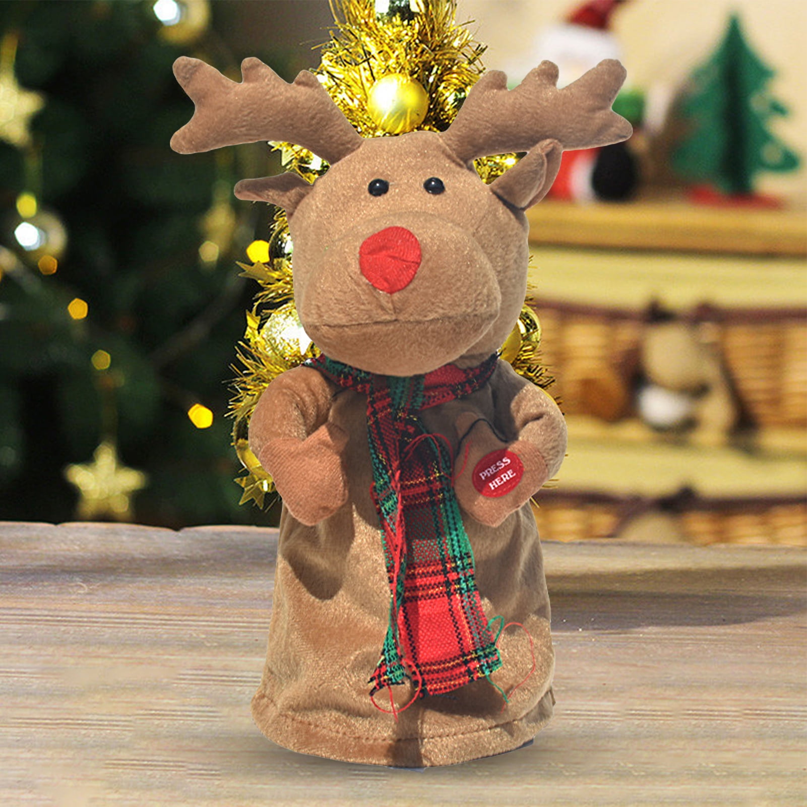 Manunclaims Electric Music Toy with Music Cute Wearing A Scarf ...