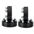 2" 8x6.5 Wheel Spacers 8 Lug - Aluminum Silver, 130mm Bore, 9/16" Studs ...