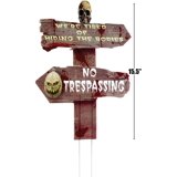 Prextex Scary Yard Signs Halloween Decorations, 3 Pack - Walmart.com