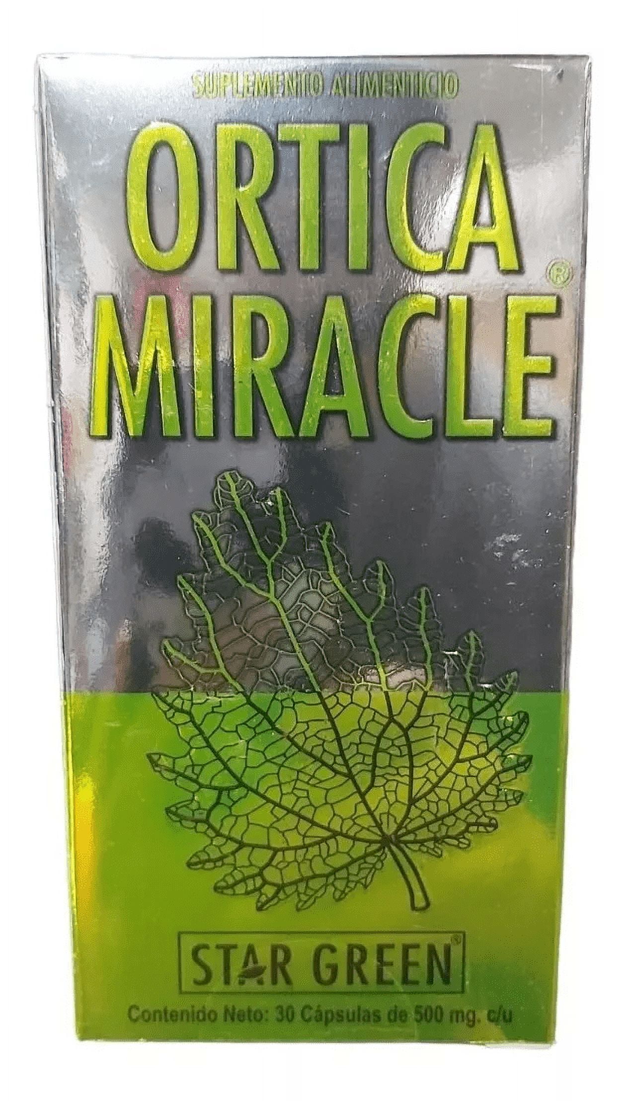 Ortiga Miracle Star Green 30 Caps 500 Mg C/u | Walmart en línea
