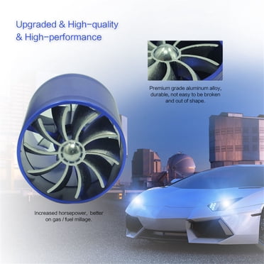 12V Car Electric Turbo Supercharger Kit, Turbine Air Intake HP Boost ...