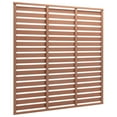 vidaXL WPC Fence Panel for Yard, Balcony, Backyard, Patio Barrier ...