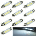 Jiandong Car map light 5pcs 12V 36mm SMD 5050 3-LED Car Festoon Map ...