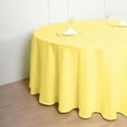 BalsaCircle 120" Yellow Round Polyester Tablecloth Wedding Table Linens ...