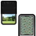 XYZCANDO Horse RV Door Window Shade Floral RV Sunlight Cover Foldable ...