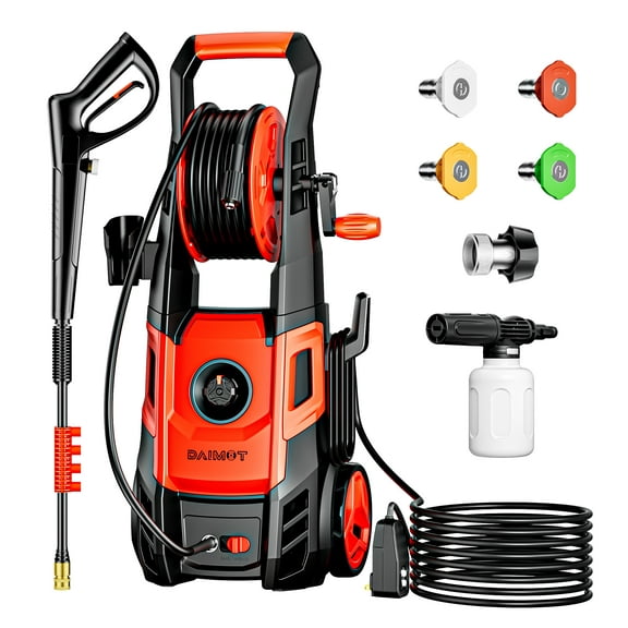 Electric Pressure Washer 5000PSI-Max 3.2GPM Electric Power Washer with ...