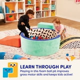Battat Hop in Foam Ball Pit with 65+ Balls and Washable Cover, Toddler ...