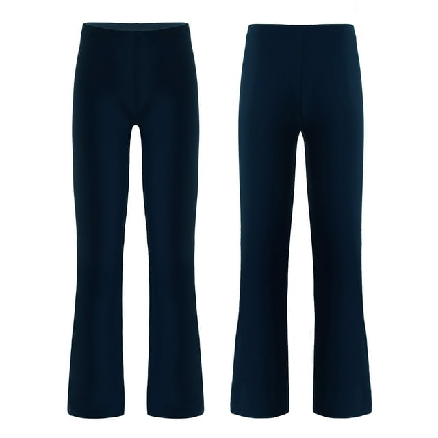 Alvivi Kids Girls Basic Classic Stretchy Loose Pants Jazz Dance Trouser 6-14 - Walmart.com