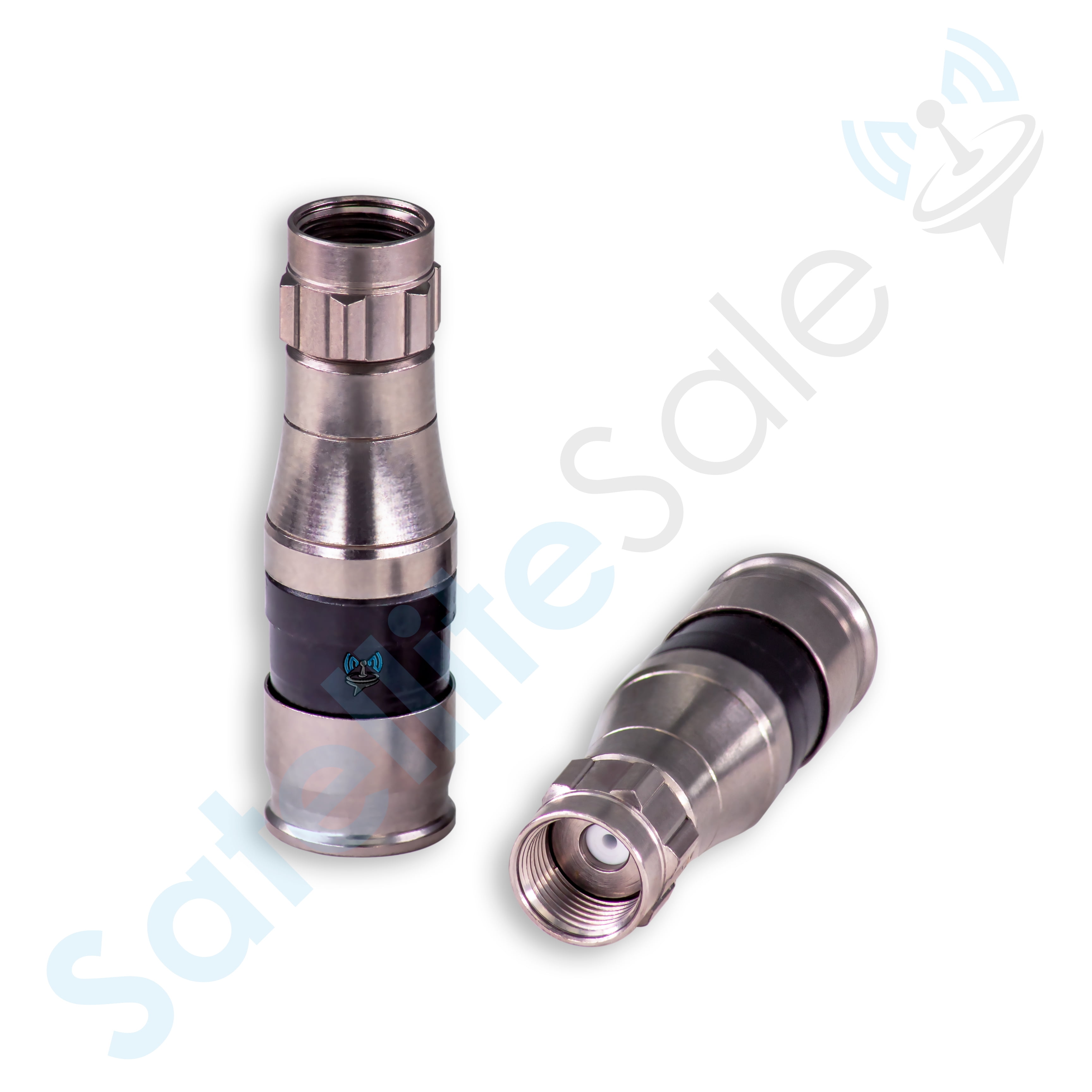 SatelliteSale Indoor/Outdoor Fittings Coaxial Connectors for RG-11 Coax ...