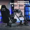 Marada Flight Racing Simulator Cockpit with Game Seat, Steering Wheel ...