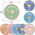 8 Pcs Cocktail Diamond Painting Coasters DIY Kit, Classic Drink Themed ...