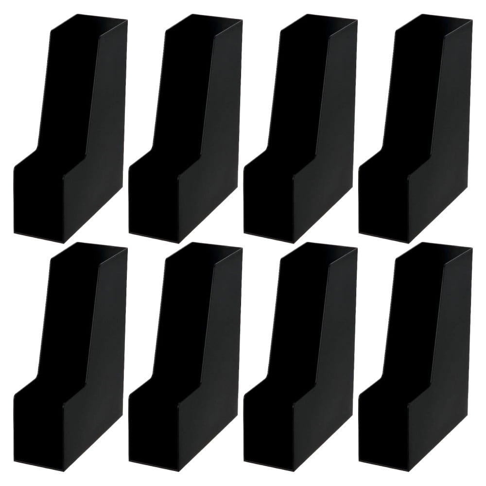 YBM Home Vertical File Bins Organizer Open Front Design, Medium ...