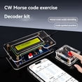 CW Morse Code Decoder Bulk Circuit Board Wireless Transmitter Receiver DIY Welding Practice ...