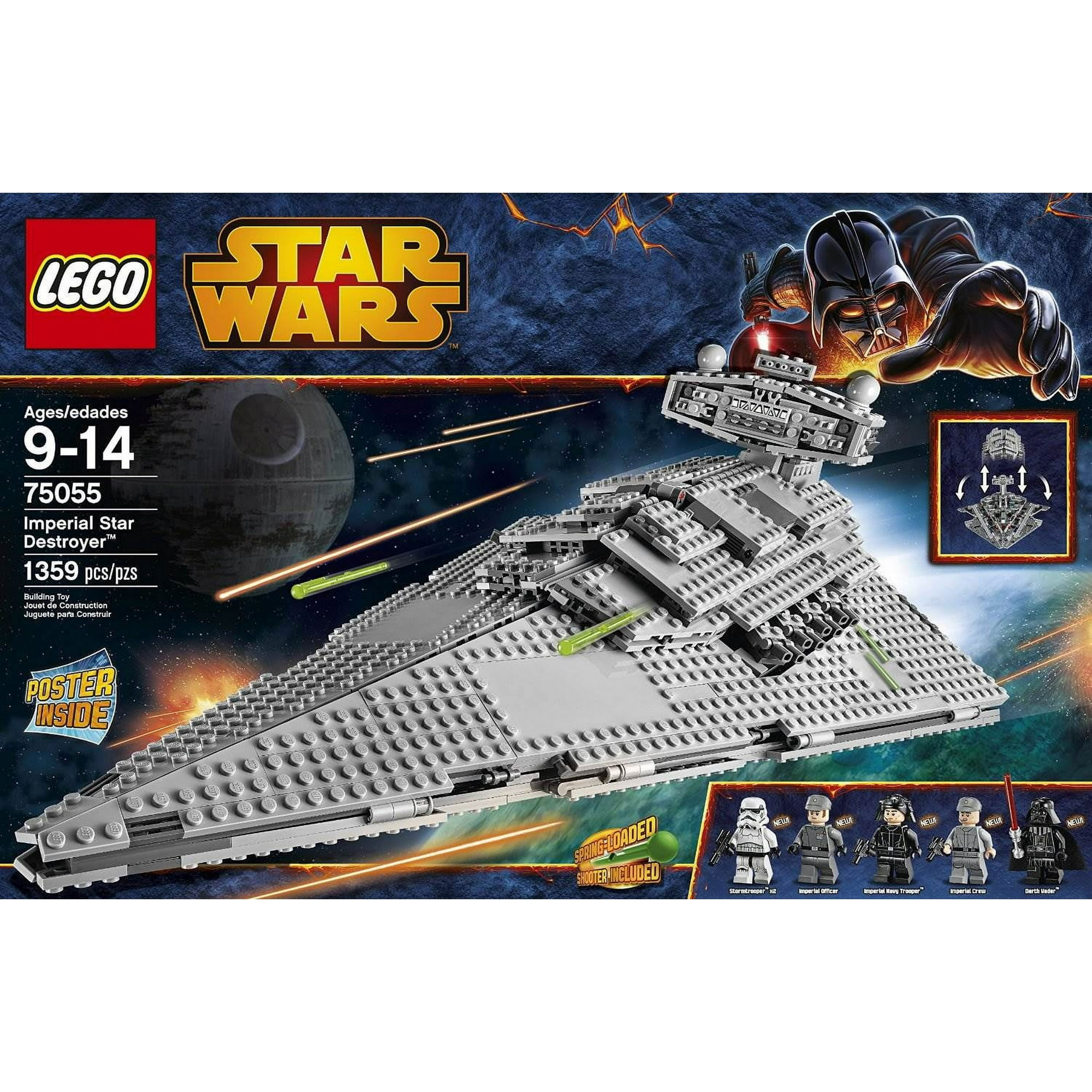 LEGO Star Wars Imperial Star Destroyer Kids Building Playset 75055 Walmart