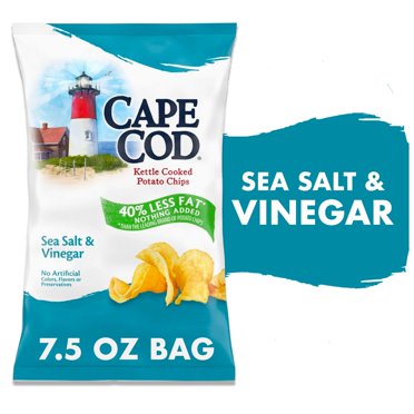 Cape Cod 40% Less Fat Sweet Mesquite Barbeque Kettle Cooked Potato ...
