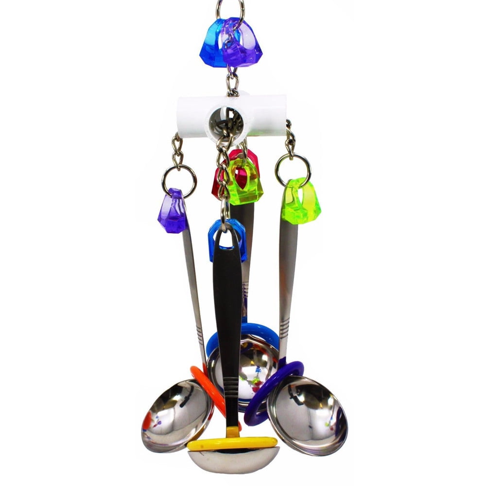 Click here for Hhsfuzhuangggg Bird Toys Spoon Parrot Cage Toys Lo... prices