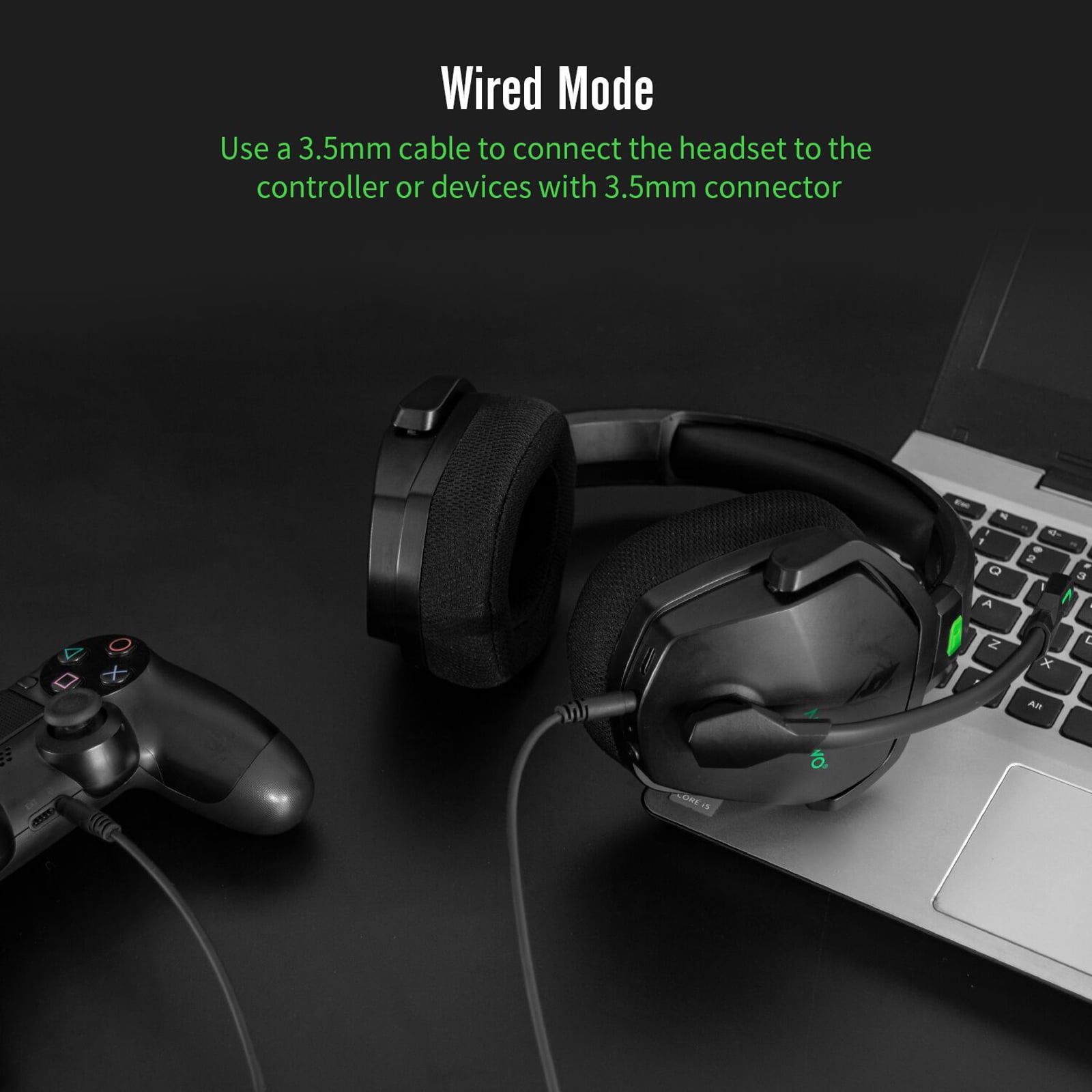 Buy NUBWO G06 Wireless Gaming Headset for PS5 PC Laptop Noise ...