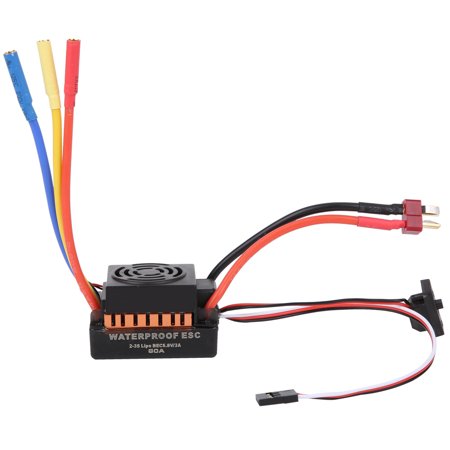 VGEBY Brushless ESC,HOBBYFANS 60A Brushless ESC Sensorless Electronic ...