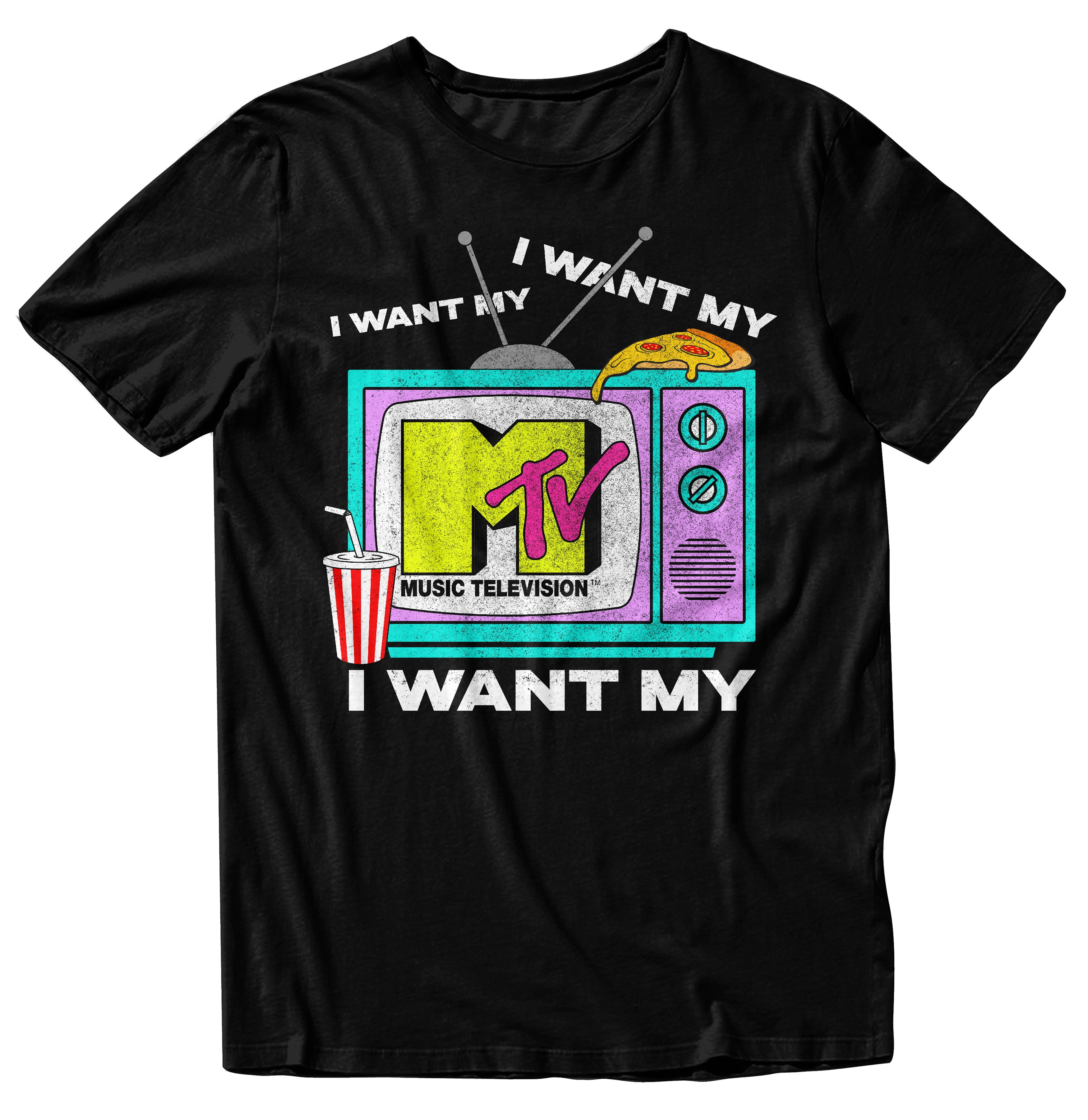 MTV I want my MTV Music Television Mens and Womens Short Sleeve T-Shirt ...