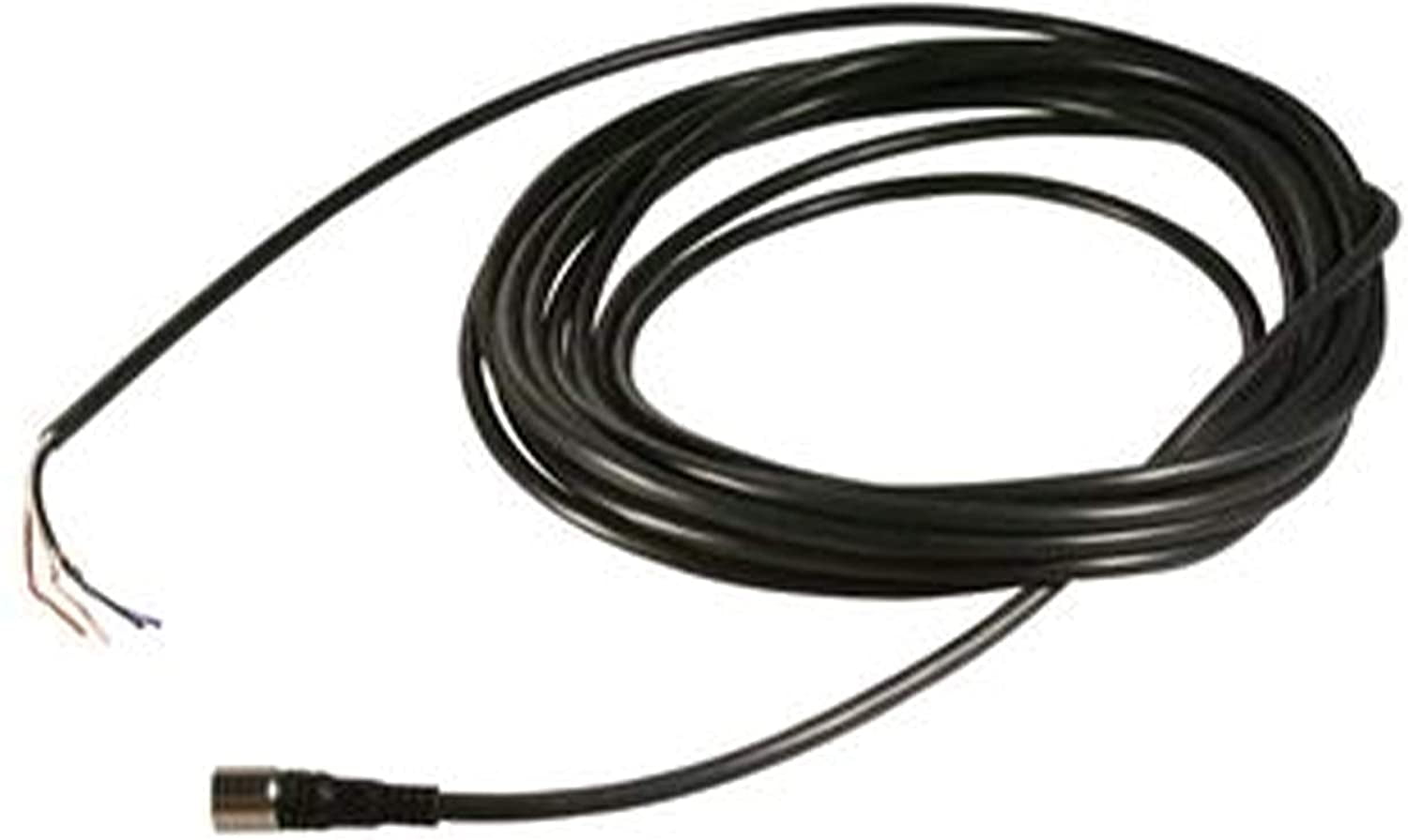 Sensor Cable, IP67, M8 Receptacle, Free End, 4 Positions, 5 m, 16.4 ft ...