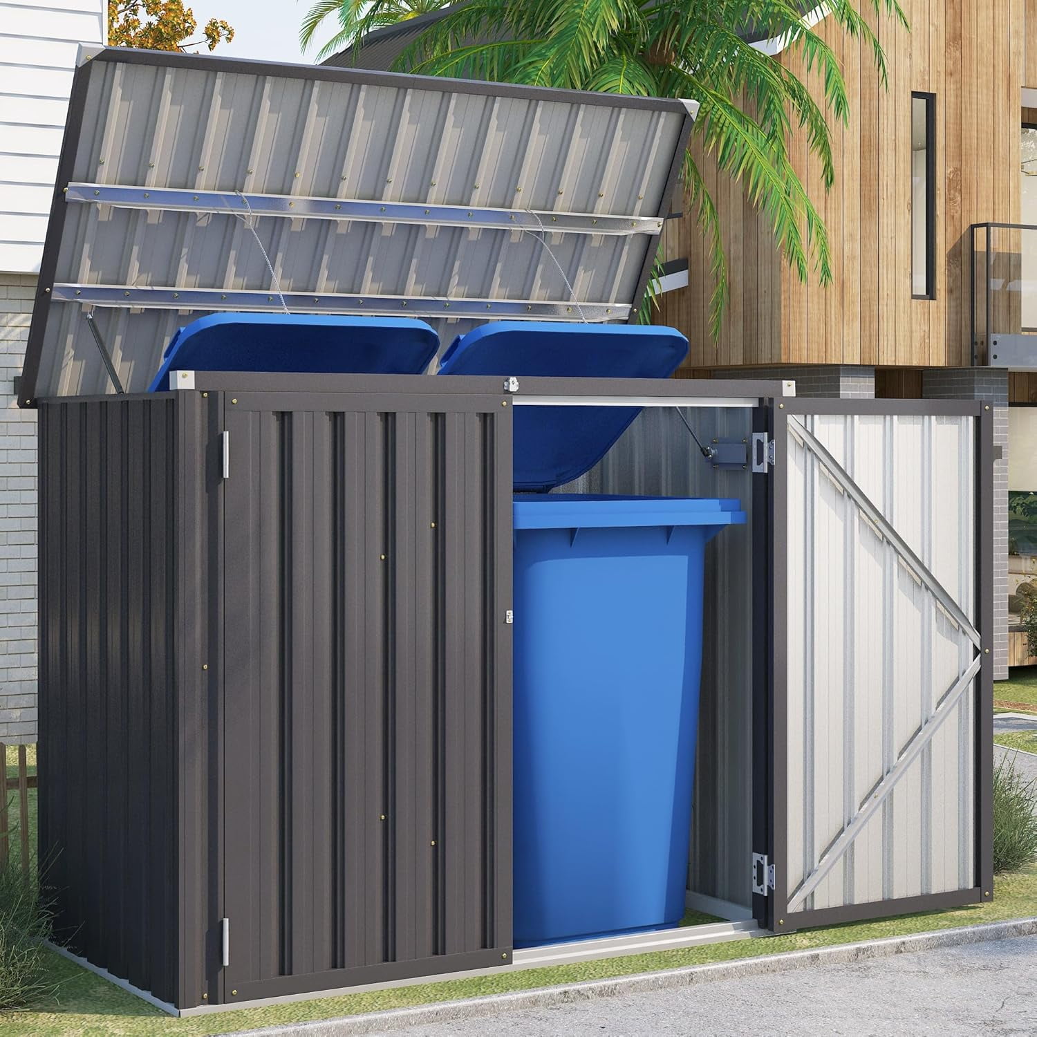 Click here for Yodolla 46 Cu Ft. Outdoor Horizontal Storage Shed... prices
