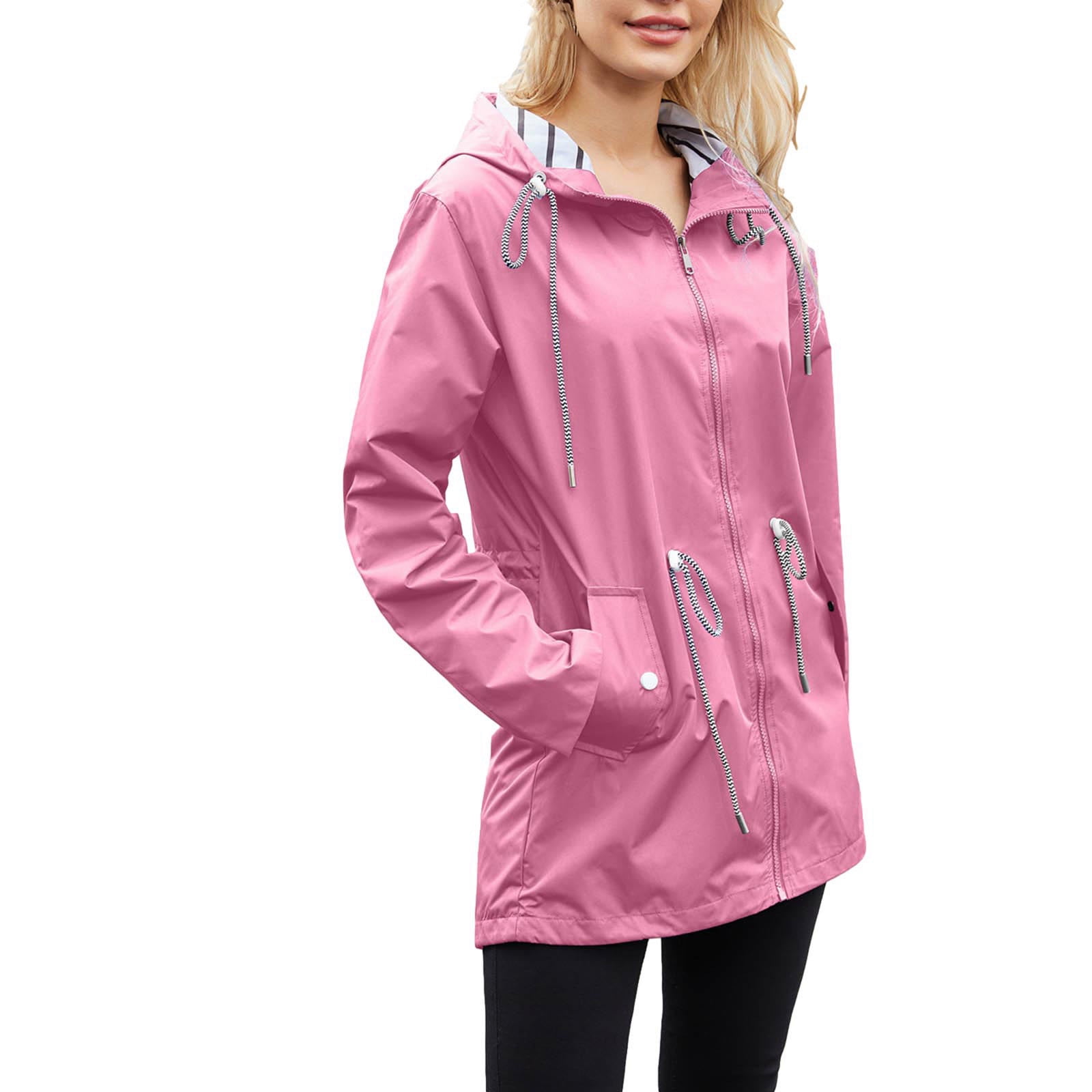 Click here for Pezhada Fall Savings Womens Waterproof Rain Jacket... prices