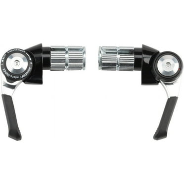 microSHIFT ADVENT Drop Bar Shifter Lever Set - 1x9 Speed, Black, ADVENT ...
