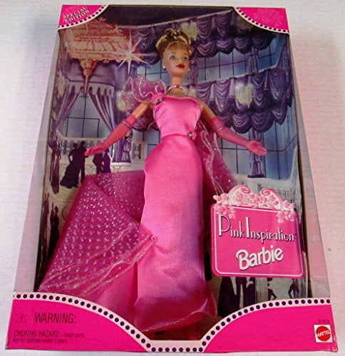 Mattel 1998 Toys R Us Pink Inspiration Blonde Barbie - Walmart.com