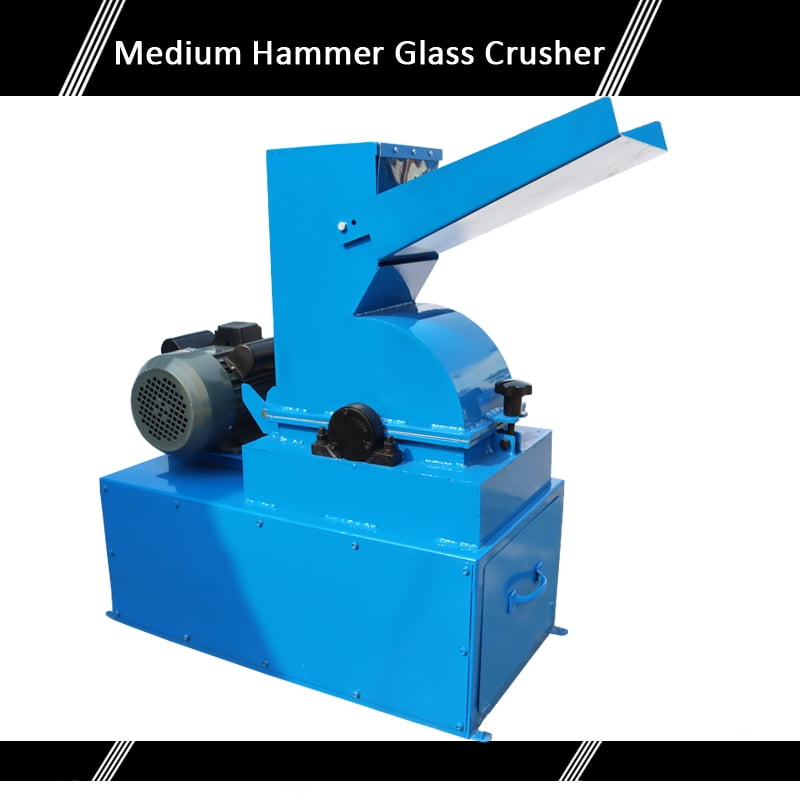 INTBUYING Medium Hammer Glass Bottle Crusher Coal Stone Shatter Grinder ...
