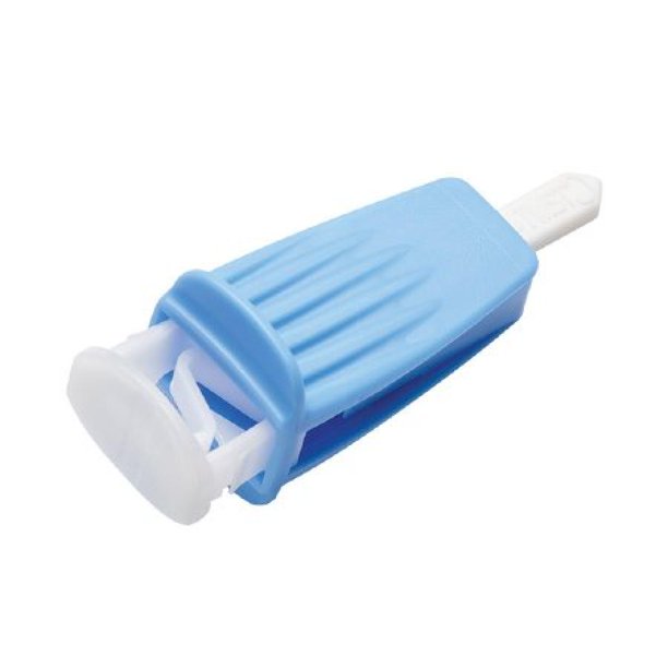 Assure Safety Lancet, 28 Gauge Needle, Light Blue, 1.0 mm Depth ...