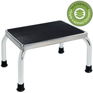 Drive Medical Footstool with Non Skid Rubber Platform and Handrail ...