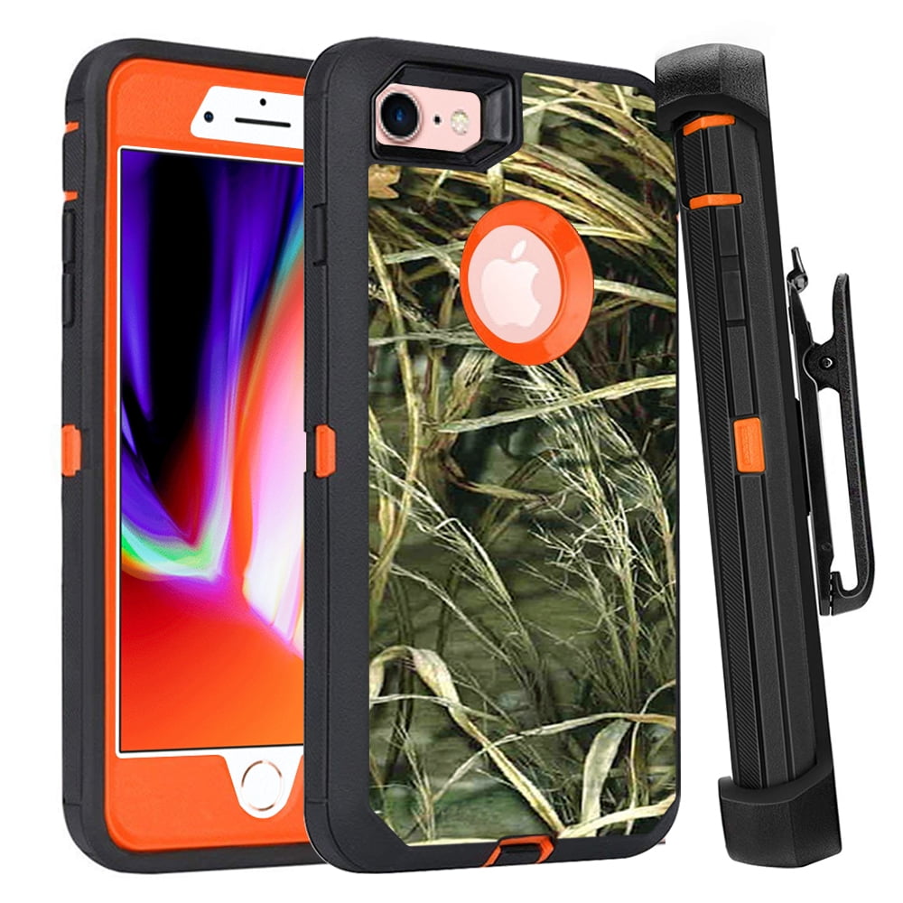 For Apple iPhone 8 / iPhone 7 Heavy Duty Defender Armor Hybrid Case ...