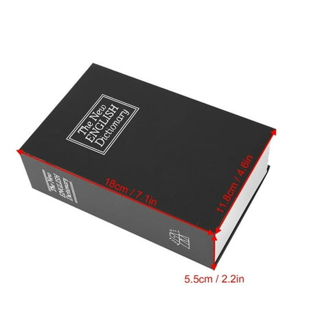 Black English Dictionary Safe Box Money Jewelry Safe Box Collection ...
