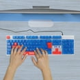 Sonic The Hedgehog Gaming Combo Set, LED Backlit Keyboard, Cushioned ...