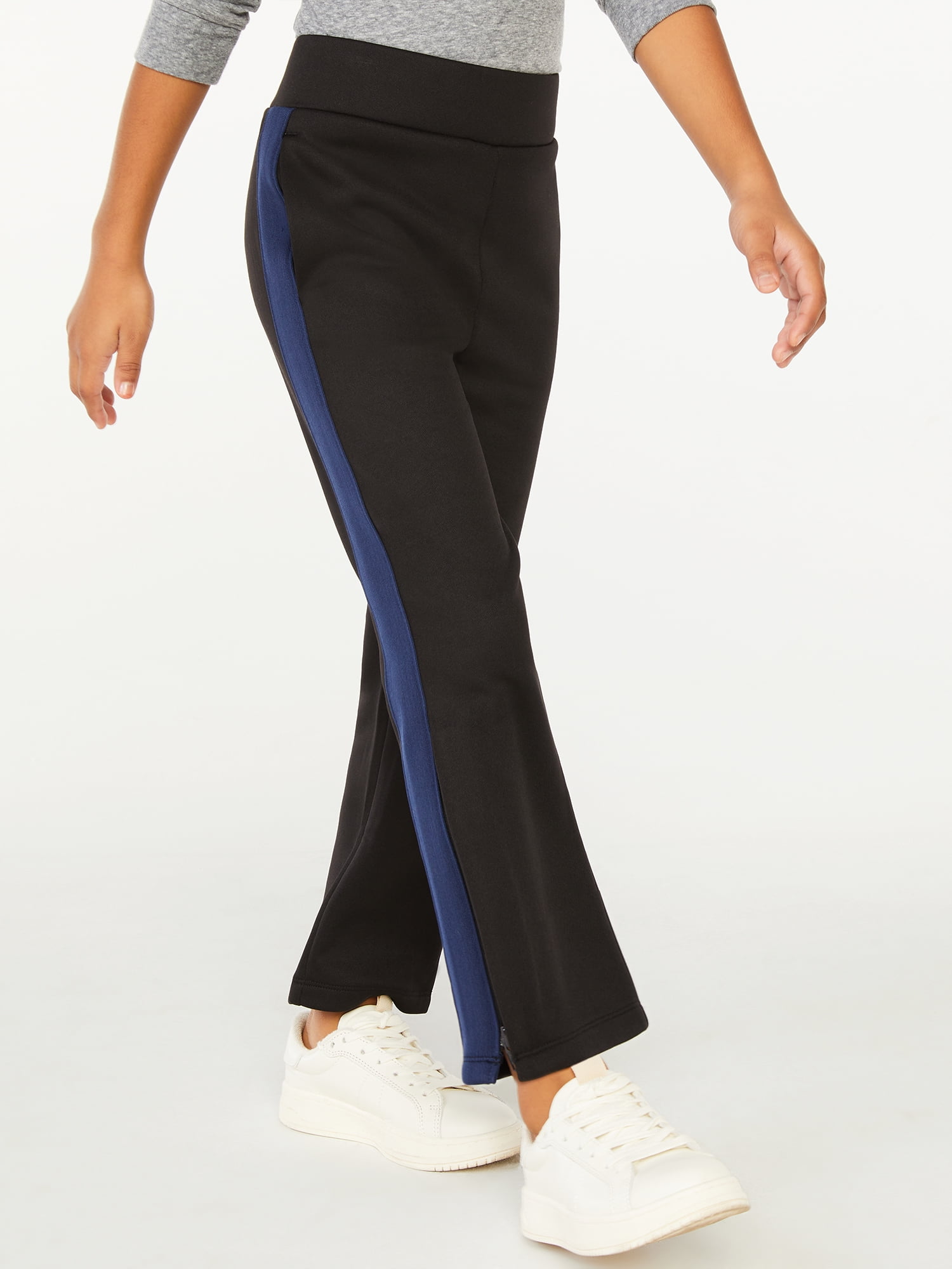 Free Assembly Girls’ Zip Open Skinny Track Pants, Sizes 4-18 - Walmart.com