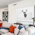 Marmont Hill "Elk Stare" Framed Painting Print - Walmart.com
