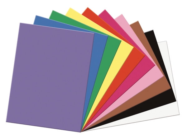 Play Day Construction Paper, Assorted Colors, 9" x 12", 120 Count ...