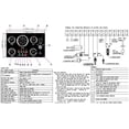 Boat Dash Instrument Panel Engine Speed Oil Level Pressure Water Temp ...