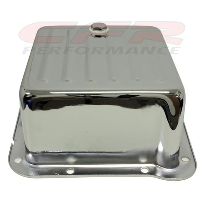 CFR Ford C4 Steel Transmission Pan, Case Fill Style Deep Sump - Chrome ...