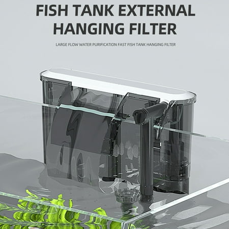 Aquarium Filter Adjustable Water Flow Waterfall Design Quiet Fish Tank ...
