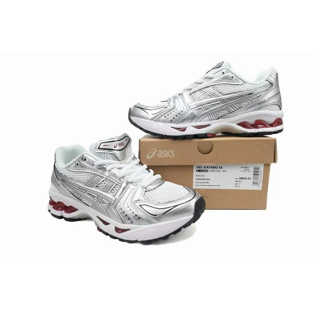 Asics Gel Kayano 14 ' Pure Silver Red' Men’s Running Shoes 1201A019-104 ...