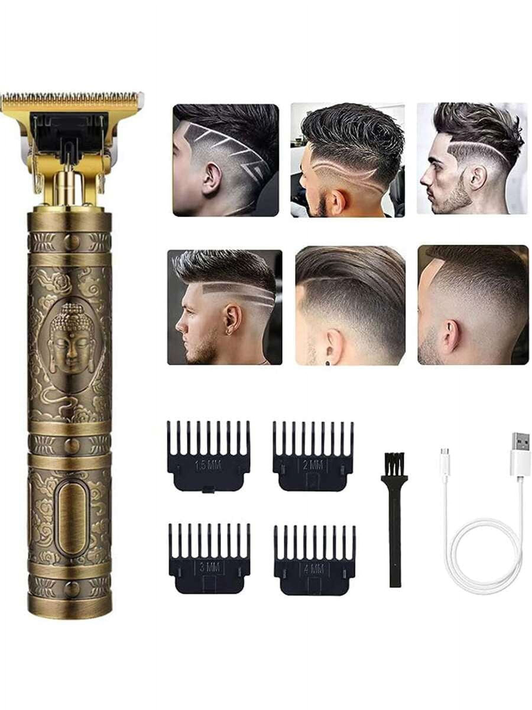 Antique copper engraved oil head hairdresser electric hair clipper ...